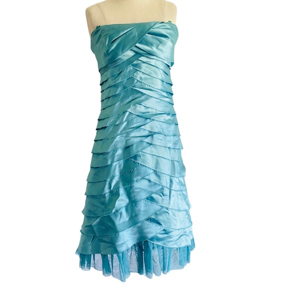 BCBGMaxAzria | Dresses | Vintagey2k Bcbg Max Azria Aqua Blue Green ...